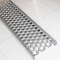 China Aluminum Round Galvanized Steel Grating Customized Size With Large Debossed Holes for sale