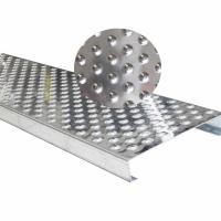 China Raised Holes Galvanized Steel Grating Stainless Steel Material For Ramps for sale