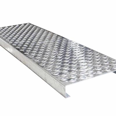 China Equipment Steps Steel Safety Grating , Wear Resistance Galvanized Metal Grating for sale