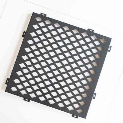 China Powder Coated Diamond Hole Perforated Metal Sheet For Functional Sunshades for sale