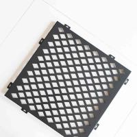 China Diamond Hole Stainless Steel Perforated Plate Good Sound Absorption Effect for sale