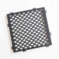 China Diamond Hole Stainless Steel Perforated Plate Good Sound Absorption Effect for sale