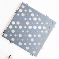 China Corrosion Resistance Perforated Mesh Sheets , Customized Color Perforated Steel Screen for sale