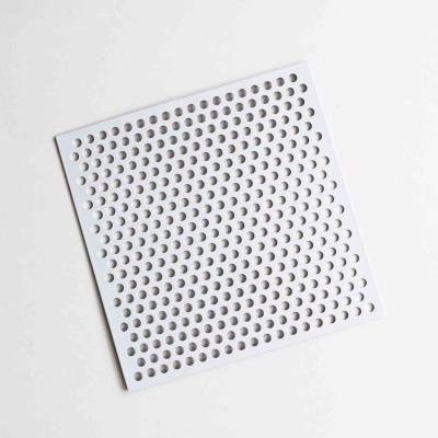 China Powder Coated Round Hole Perforated Metal Sheet for sale