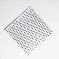 China Powder Coated Round Hole Decorative Perforated Metal Panels For Lighting Fixtures for sale