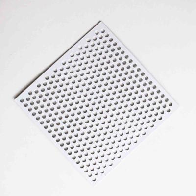 China Powder Coated Round Hole Decorative Perforated Metal Panels For Lighting Fixtures for sale