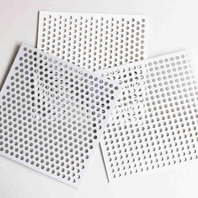 China Light Weight Perforated Metal Mesh , Curtain Wall Perforated Steel Plate for sale