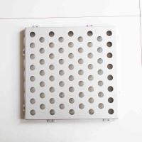 China Carbon Steel Perforated Steel Sheet , Punched Steel Sheet For Store Displays for sale