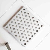 China Carbon Steel Perforated Steel Sheet , Punched Steel Sheet For Store Displays for sale