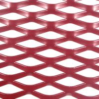 China Color Red Aluminum Expanded Metal Wire Mesh As Facade For Building for sale