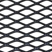 China Black Iron Steel Raised Expanded Metal Flattened Expanded Metal For Construction and Walkway for sale