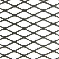 China Black Iron Steel Raised Expanded Metal Flattened Expanded Metal For Construction and Walkway for sale