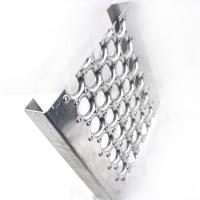 China Diamond / Crocodile Mouth Pattern Safety Grating Perforated Stair Treads for sale