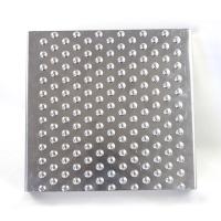 China Diamond / Crocodile Mouth Pattern Safety Grating Perforated Stair Treads for sale