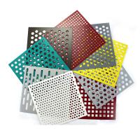 China Round Shape Aluminum Powder Coating Perforated Metal Sheet Punching Mesh Customized Size for sale