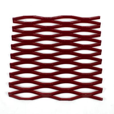China PVDF 3mm Thickness Facade Aluminum Expanded Wire Mesh With Cost Price for sale