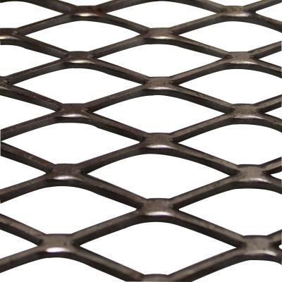 China Flatten Type Aluminum Mesh Expanded Metal Sheet For Catwalk Grating for sale