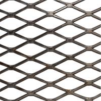 China Flatten Type Aluminum Mesh Expanded Metal Sheet For Catwalk Grating for sale