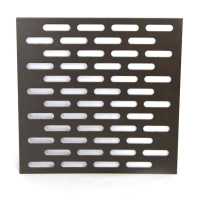 China Slotted Hole Perforated Aluminum Sheet With Staggered Hole Arrangement For Cutain Wall for sale