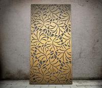 China Elegant Colorful Furnishing Laser Cut Metal Screens For Exterior And Interior Spaces for sale