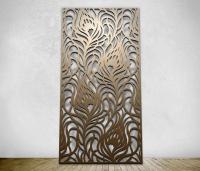 China Elegant Colorful Furnishing Laser Cut Metal Screens For Exterior And Interior Spaces for sale