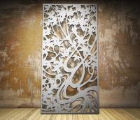 China Elegant Colorful Furnishing Laser Cut Metal Screens For Exterior And Interior Spaces for sale