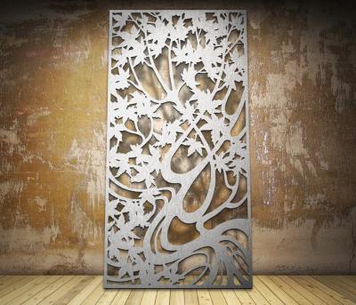 China Elegant Colorful Furnishing Laser Cut Metal Screens For Exterior And Interior Spaces for sale
