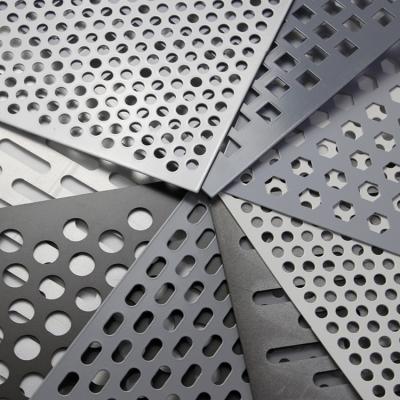China Decorative Round Hole Perforated Metal Sheet , Perforated Metal Plate for sale