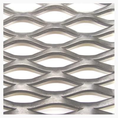 China Raised Galvanized Sheet Steel Expanded Mesh Grating For Walkway Or Pedal for sale