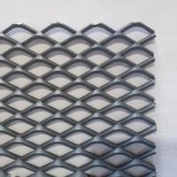 China Hot Dip Galvanized Stainless Steel Expanded Metal Lath , Flat Expanded Metal Mesh for sale