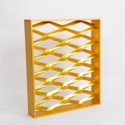 China Aluminum Diamond Raised Expanded Metal Mesh Powder Coated Surface Treatment for sale