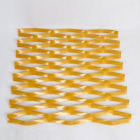 China Aluminum Diamond Raised Expanded Metal Mesh Powder Coated Surface Treatment for sale
