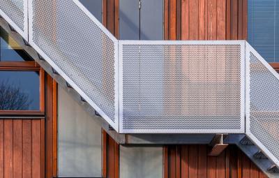 China Decorative Perforated Aluminum Metal Sheet Fence Perforated Facade Panel for sale