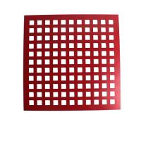China Steel Slotted Hole Perforated Aluminum Sheet , Perforated Aluminium Mesh Costomizable for sale