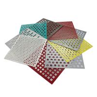 China Steel Slotted Hole Perforated Aluminum Sheet , Perforated Aluminium Mesh Costomizable for sale