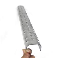 China Anti - Slip Punched Aluminium Stair Nosing Anti Skid Perforated Floor Metal Plate for sale