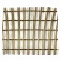 China Modern Decorative Screen Panel Woven Metal Mesh Curtain For Ceiling Tiles for sale