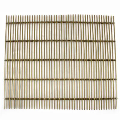 China Modern Decorative Screen Panel Woven Metal Mesh Curtain For Ceiling Tiles for sale