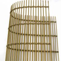China Modern Decorative Screen Panel Woven Metal Mesh Curtain For Ceiling Tiles for sale