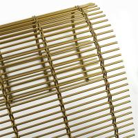 China Modern Decorative Screen Panel Woven Metal Mesh Curtain For Ceiling Tiles for sale