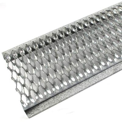 China Crocodile Mouth Hole Shaped Perforated Anti Skid Steel Plate Walkway Etc for sale
