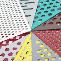 China Steel Slotted Hole Perforated Aluminum Sheet , Perforated Aluminium Metal Mesh for sale