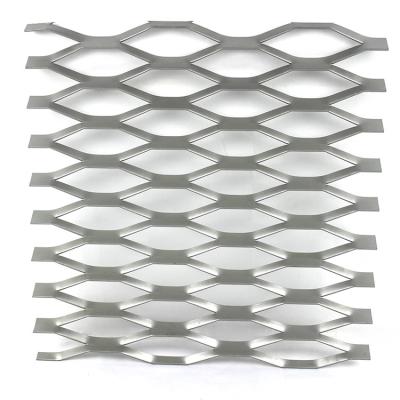 China Curtain Wall Diamond Mesh Sheet Aluminum Expanded Metal Mesh Decoration for sale