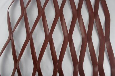 China Custom Aluminium Expanded Metal Mesh Exterior Wall Decoration Curtain Wall Net  for sale