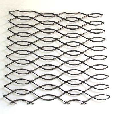 China Wall Portection Expanded Wire Mesh Style Raised Stainless Steel Material for sale