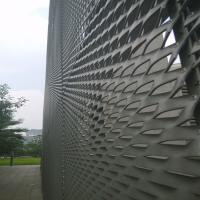 China Wall Portection Expanded Wire Mesh Style Raised Stainless Steel Material for sale