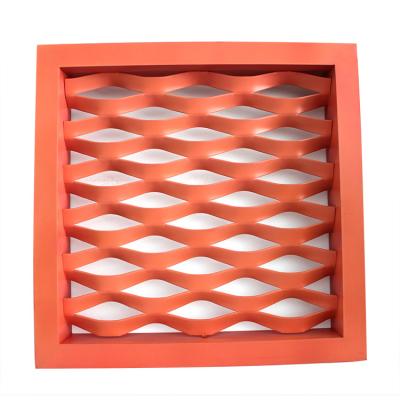 China Round Hole Shape Expanded Aluminum Mesh Coils With Long Time Service for sale