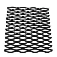 China Decoration Diamond Wire Mesh , Aluminum Door Mesh Screen Bright Long Time for sale