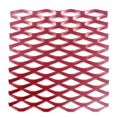 China Perforated Diamond Hole Expanded Aluminum Mesh Insect Screening Decorative for sale