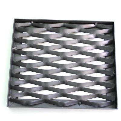 China Powder Spraying Aluminum Expanded Metalo Mesh Ceiling Apply To Home Decoration for sale